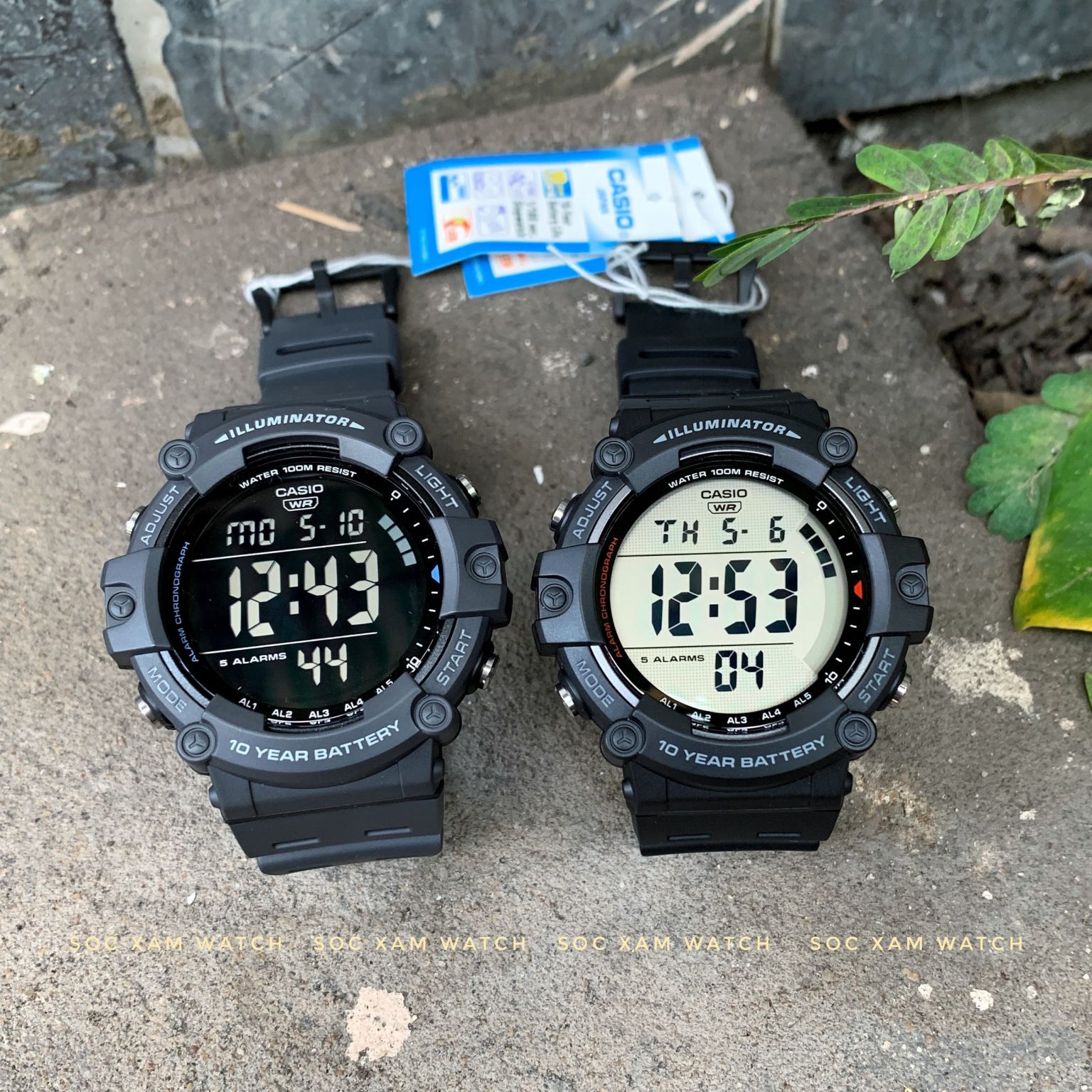 Casio AE-1500WH-8BVDF Nam - Kính Nhựa - Dây Cao Su - 10ATM - Quartz ...